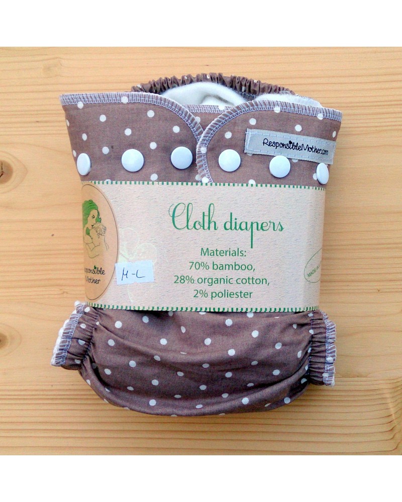 bamboo fleece organic cotton pocket cloth diaper with print insert